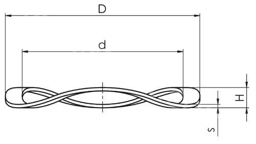 Wellfederscheiben FS 2x3.5 S0.08 - Kugellager King